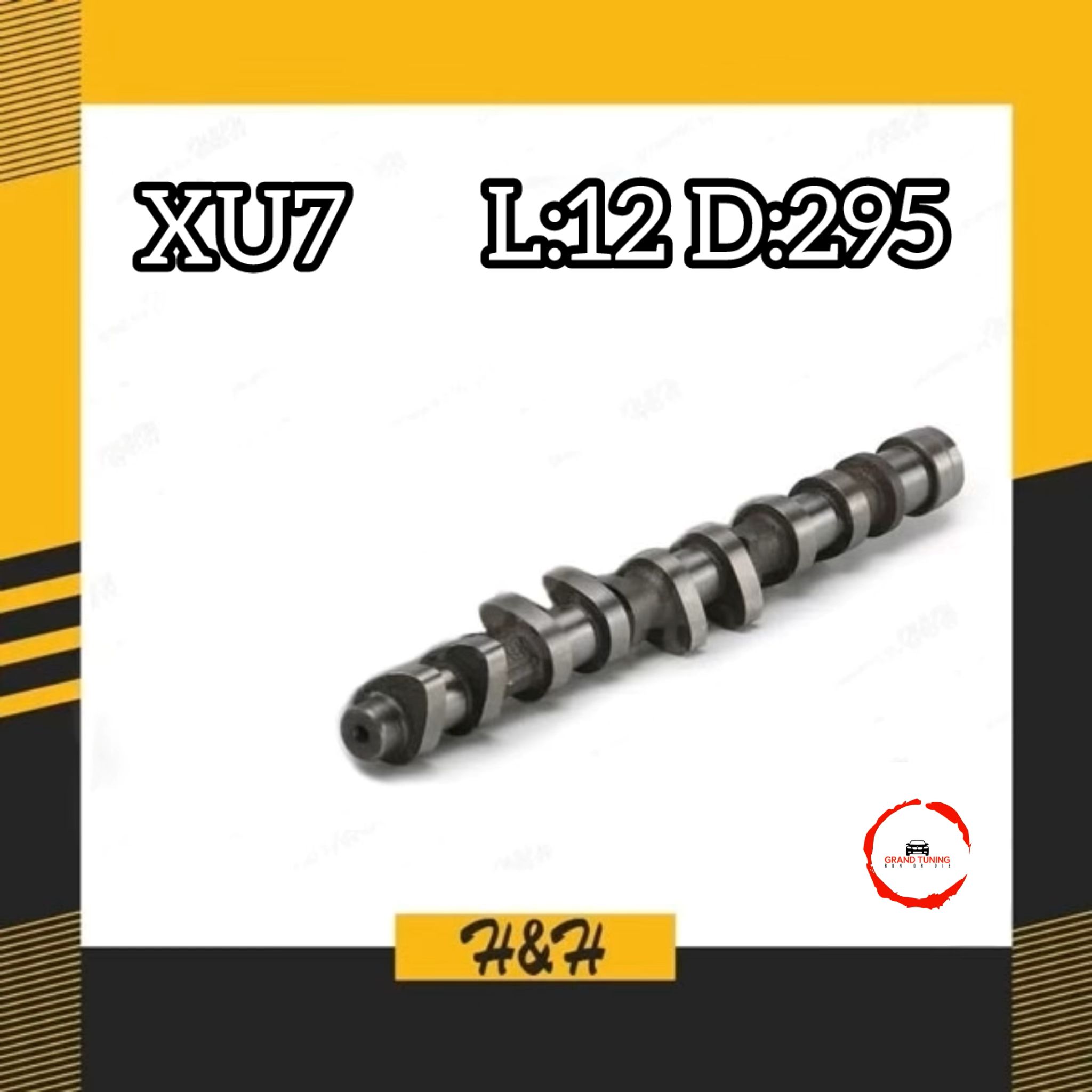 میل‌سوپاپ 295 H&H مخصوص موتور 8 سوپاپ پژو XU7 - grand tuning